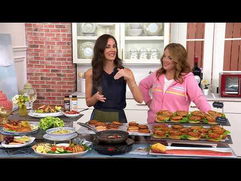 Egg Harbor (12) 4oz Original or Bacon Cheddar Salmon Burgers on QVC