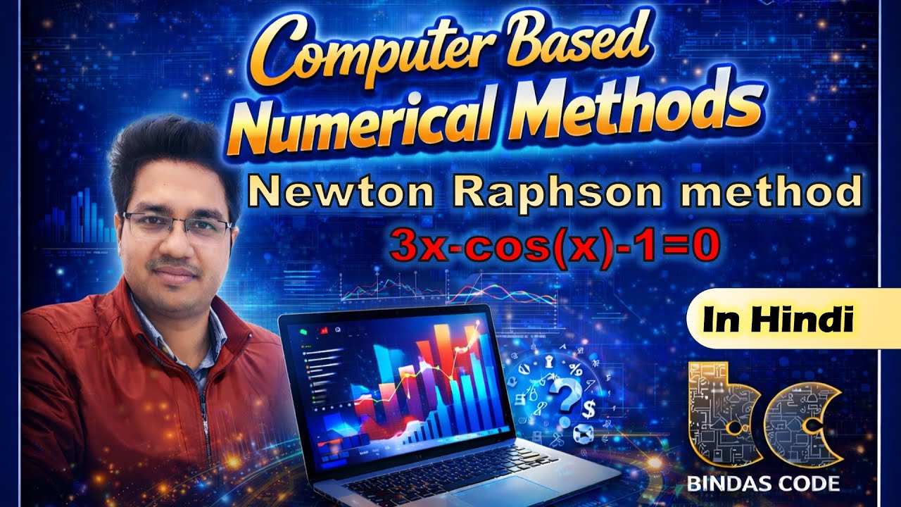 8. Newton Raphson method - Computer based numerical and statistical techniques