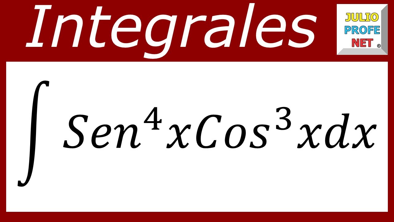 Trigonometric integrals | Ex. 9 #julioprofe