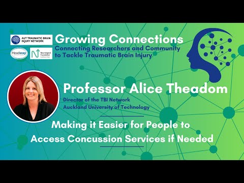 Prof Alice Theadom - Director of TBI Network, AUT