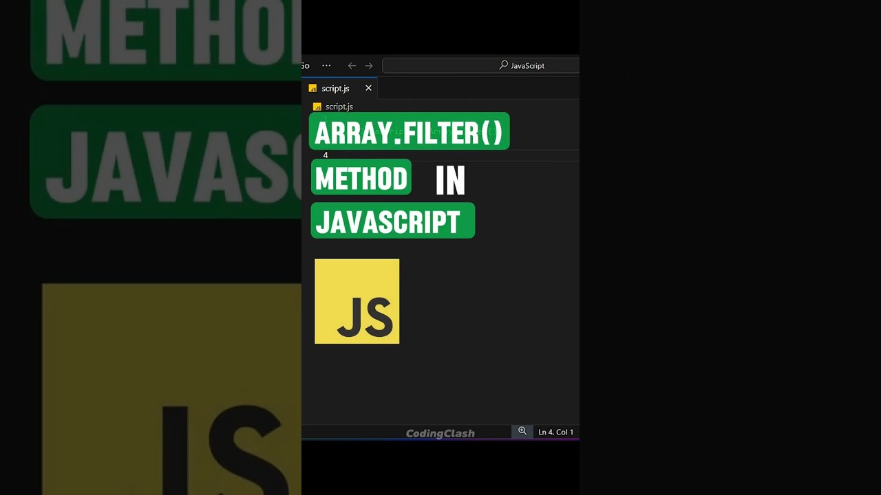 ✅JavaScript array.filter() Method Explained 🔥 | codingcalsh |  #coding #javascript