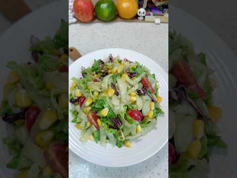 Say Goodbye to Belly Fat! ???? 5-Minute Lettuce & Cucumber Salad for Weight Loss! #salad #recipe