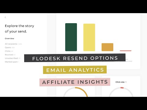 Flodesk Email Analytics | Resend to Unopened | Flodesk Affiliate Insights