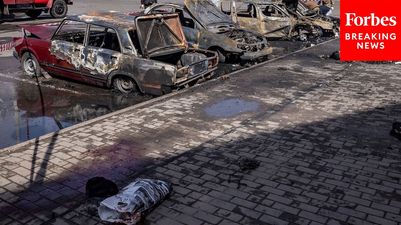 Death Toll Rises To At Least 50 After Russia Strikes Train Station In Eastern Ukraine, Official Says