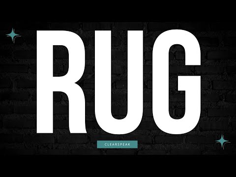 How to Pronounce Rug in English