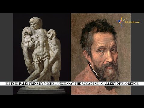 Pieta di Palestrina by Michelangelo at the Accademia Gallery of Florence