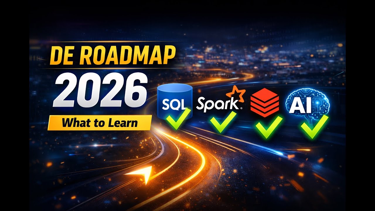Data Engineer Roadmap 2026: Skills You ACTUALLY Need (SQL, Spark, Databricks, AI)