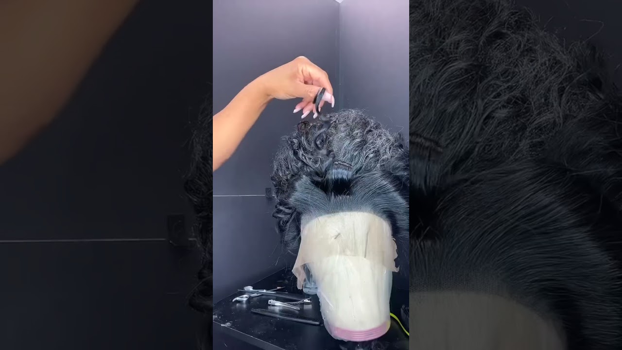 How to Make Bride of Frankenstein Hair using 360 Lace #boldholdliquidgold  #kekepalmer