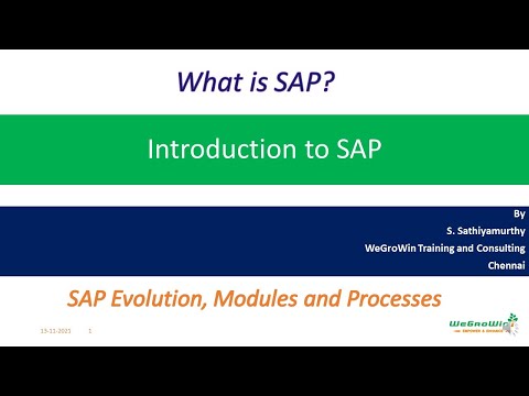 00-02-What is SAP (Introduction to SAP) – in English (Evolution, Modules and Business Processes)