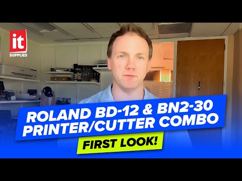 Roland BD-12 & BN2-30 Printer/Cutter Combo – First Look!