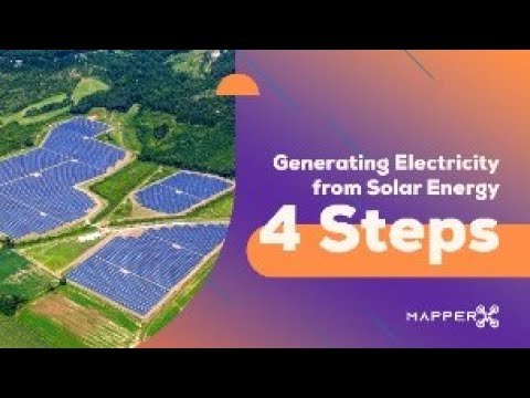 Generating Electricity from Solar Energy in 4 Steps