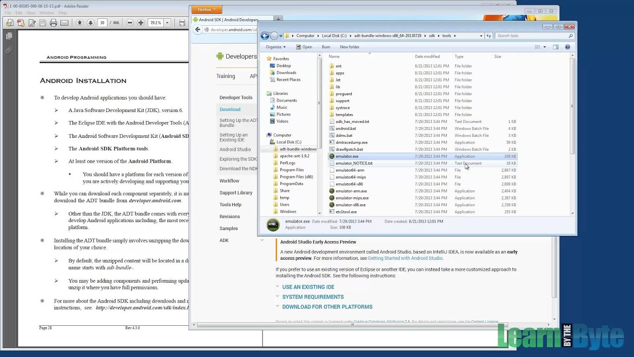 Android Programming Course - Chapter 2 - Android Installation