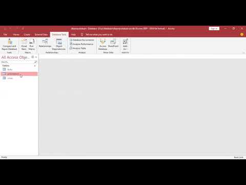 Membuat Query Design Ms.Access - Database Perpustakaan