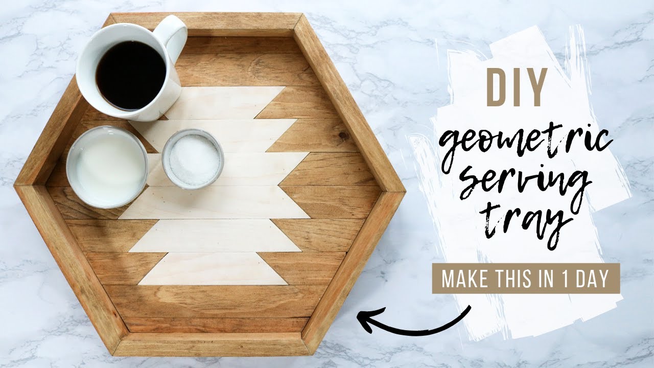 DIY Wood Serving Tray (How To Build In ONE Day!)