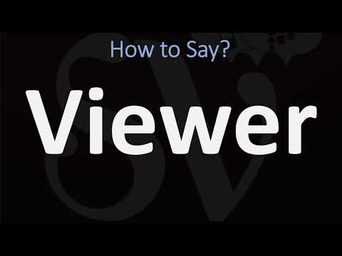 How to Pronounce Viewer? (CORRECTLY)