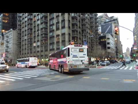 MTA Bus: Sheepshead Bay bound D4500CT 2230 BM3 at Broadway/23 St