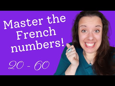 How to pronounce French numbers for English speakers (20-60)