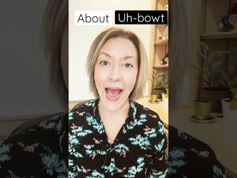 How to Pronounce ABOUT - #SHORTS Quick English Pronunciation Mini Lesson