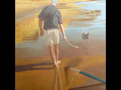 Oil Painting A Walk On The Beach Short #beachart #oilpainting #painting #oilpaintingtutorial #art