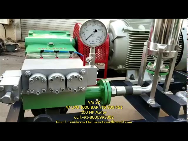 Water Jet Cleaning Machine - FLP High Pressure Jet Cleaning Machine Manufacturer Manufacturer ...