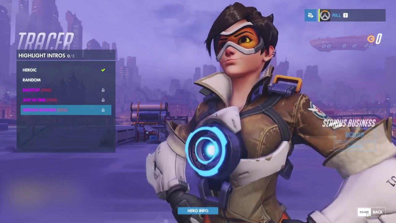 Tracer Skins, Sounds Poses - Overwatch Stress Test Beta