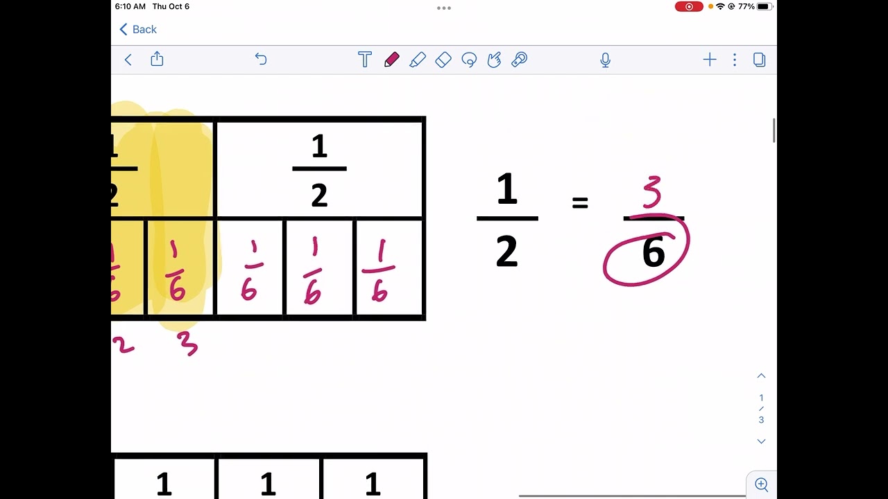 Math-Salamanders: Equivalent Fractions Sheet 2