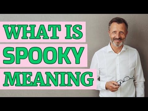 Spooky | Meaning of spooky π π