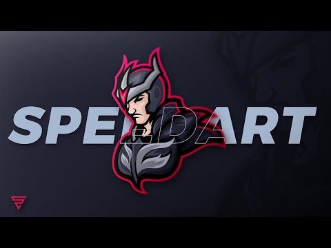 DARK KNIGHT | MASCOT LOGO | SPEEDART @silverrgraphics
