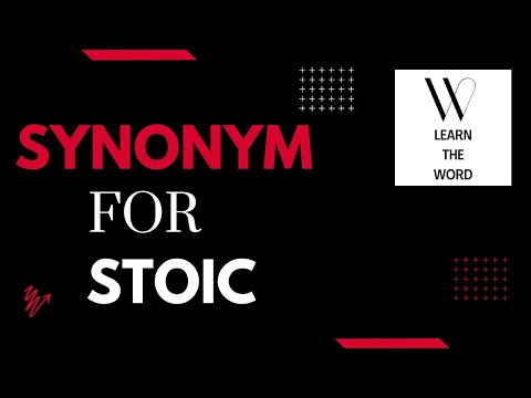 What is a stoic person? //Synonyms of Stoic // #shorts 2022