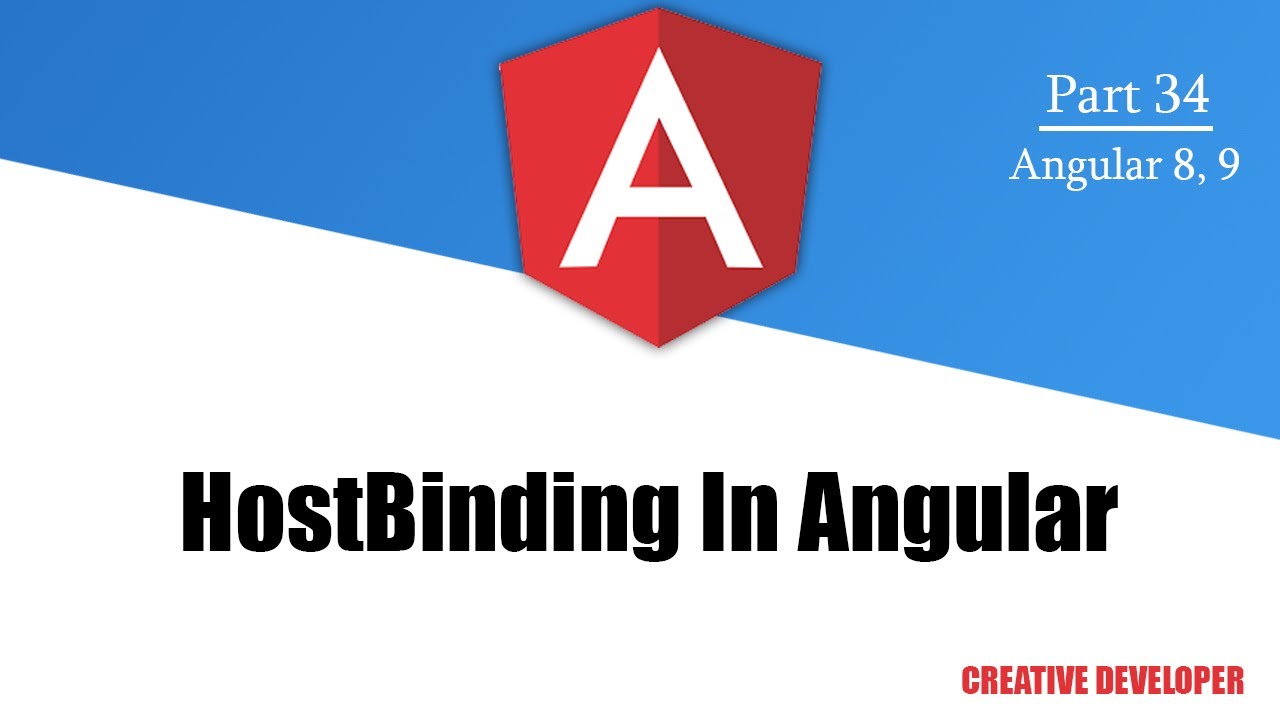 HostBinding in angular || Angular || Angular Tutorial || How to use HostBinding In Angular || Course