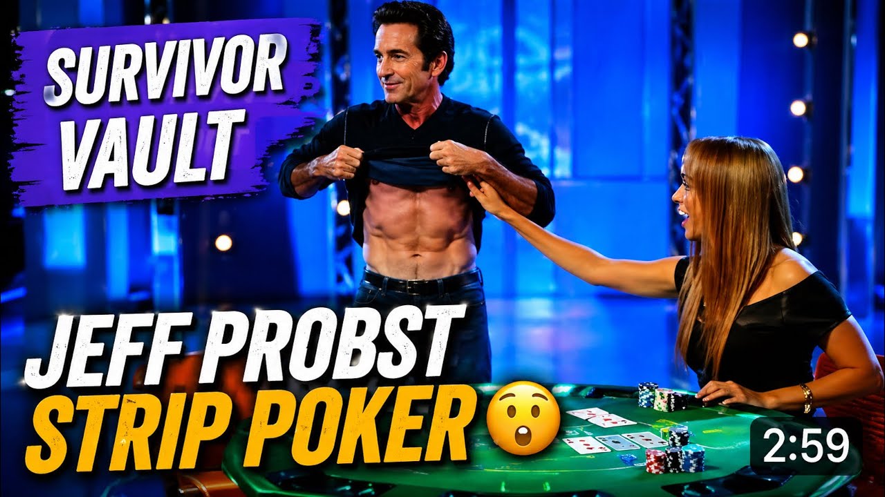 Jeff Probst & Tyra Banks Play Strip Poker 😲 