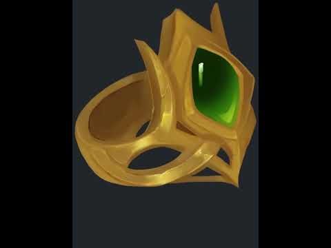 Game props - RING #arttimelapse #stylizedart #gameart #fantasyprop #fantasyart #unity #2dart