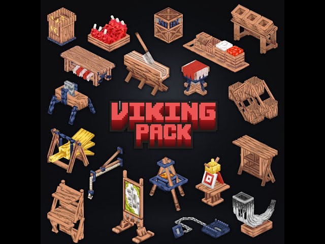 Viking Furniture Pack Minecraft Texture Pack