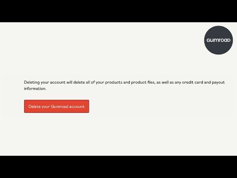 How to Delete Gumroad Account (2022)