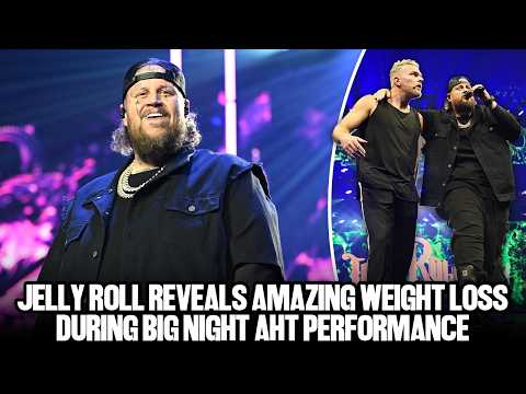Jelly Roll Live At Pat McAfee's Big Night AHT, Reveals His Massive Weight Loss