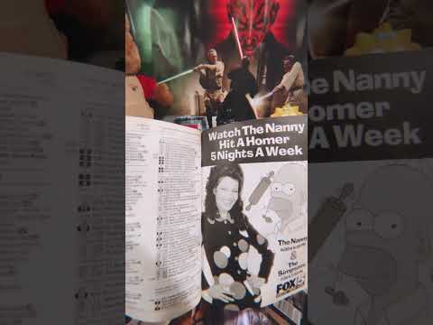 Star Wars 1999 TV Guide nostalgia. #nostalgia #90skids #tvguide #1999 #90s