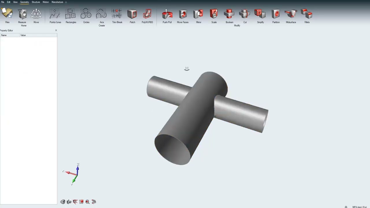 Creating and Editing Midsurfaces with Altair Inspire