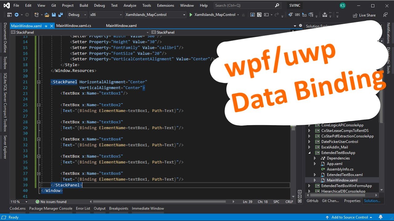 WPF/UWP Data Binding - TextBox.Text Property