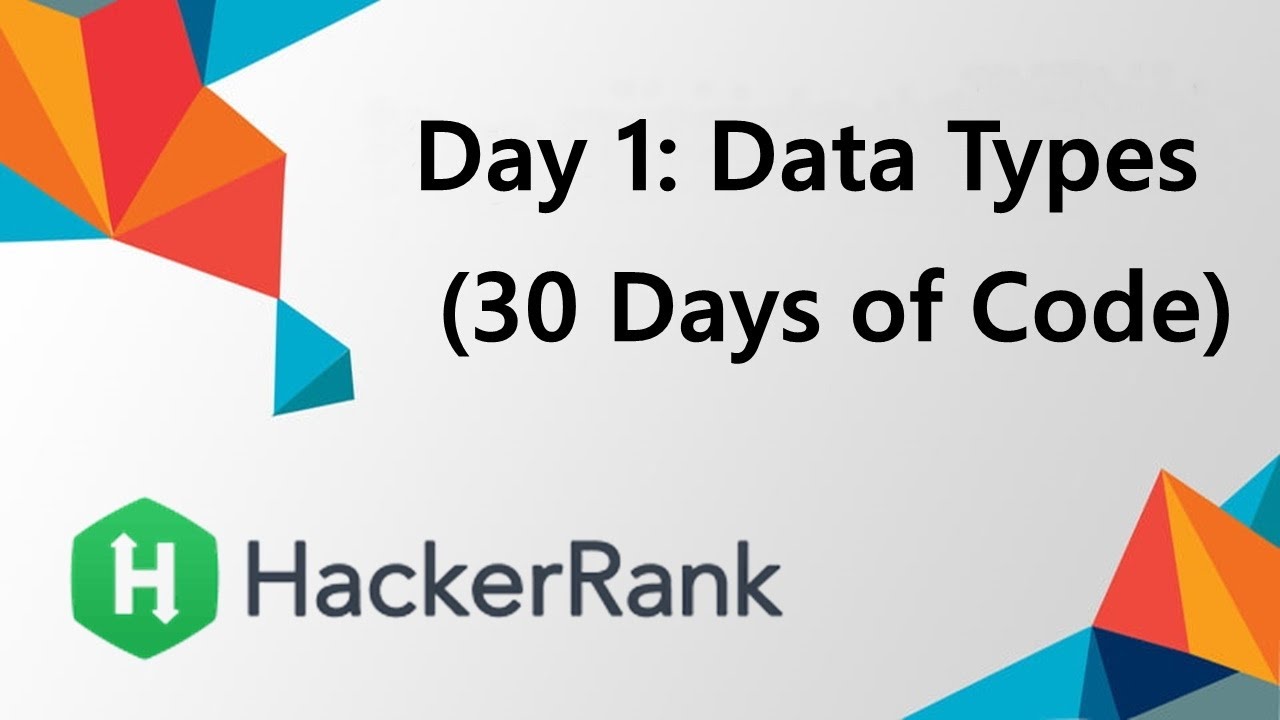 HackerRank Day 1: Data Types | Java Solution