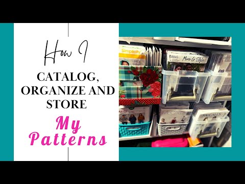 Organizational Series: How I Catalog, Organize and Store My Patterns