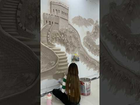 The Great China Wall #art #artist #ytshorts #shorts