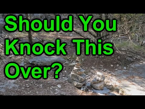 What is the Difference Between a Rock Stack and a Cairn on a Hiking Trail?