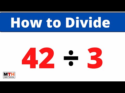 42 divided by 3 (long division) || 42÷3