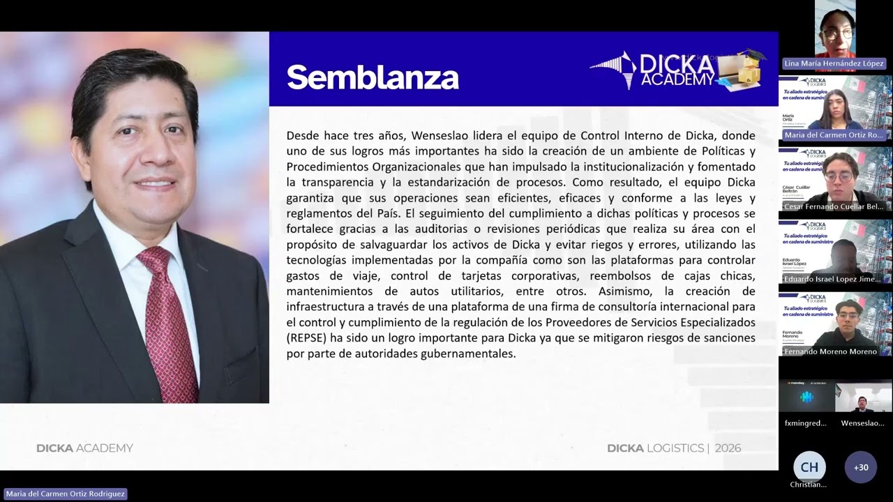 Dicka Academy | Clase 33 | Control Interno