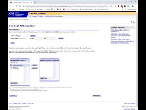 How to download Official Copy of your Amateur Radio license