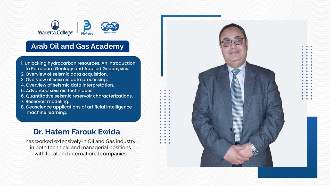 Dr. Hatem Farouq Ewida, Lecture 02, Overview of Seismic Data Acquisition.