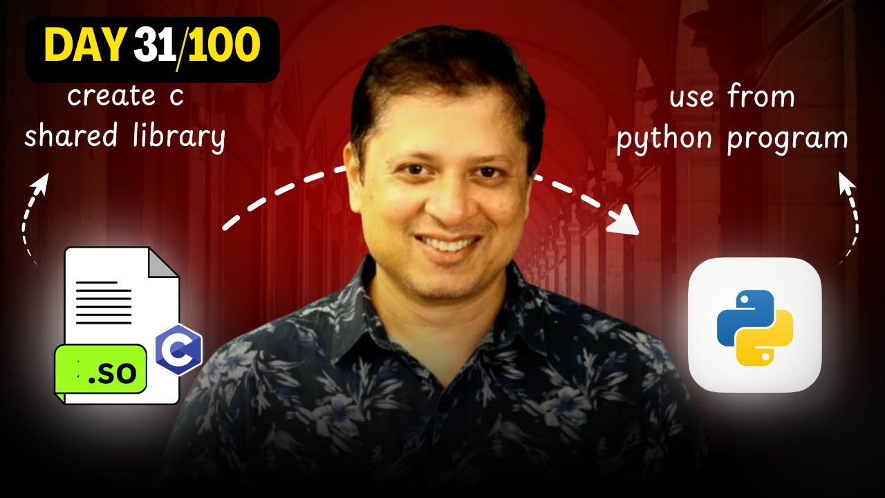 Call C Code from Python! 🔥 Create & Use Shared Library Step-by-Step | Python with C Integration