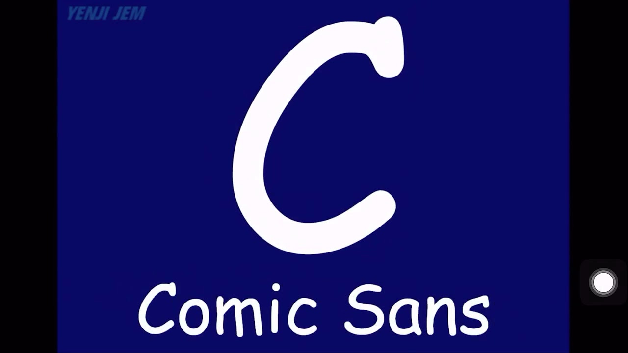 Letter C of Fonts