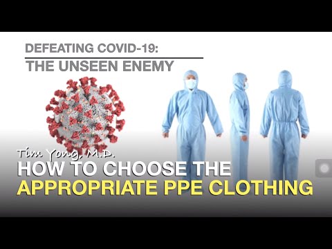 Tim Yong, M.D. | How to Choose the Appropriate PPE Clothing