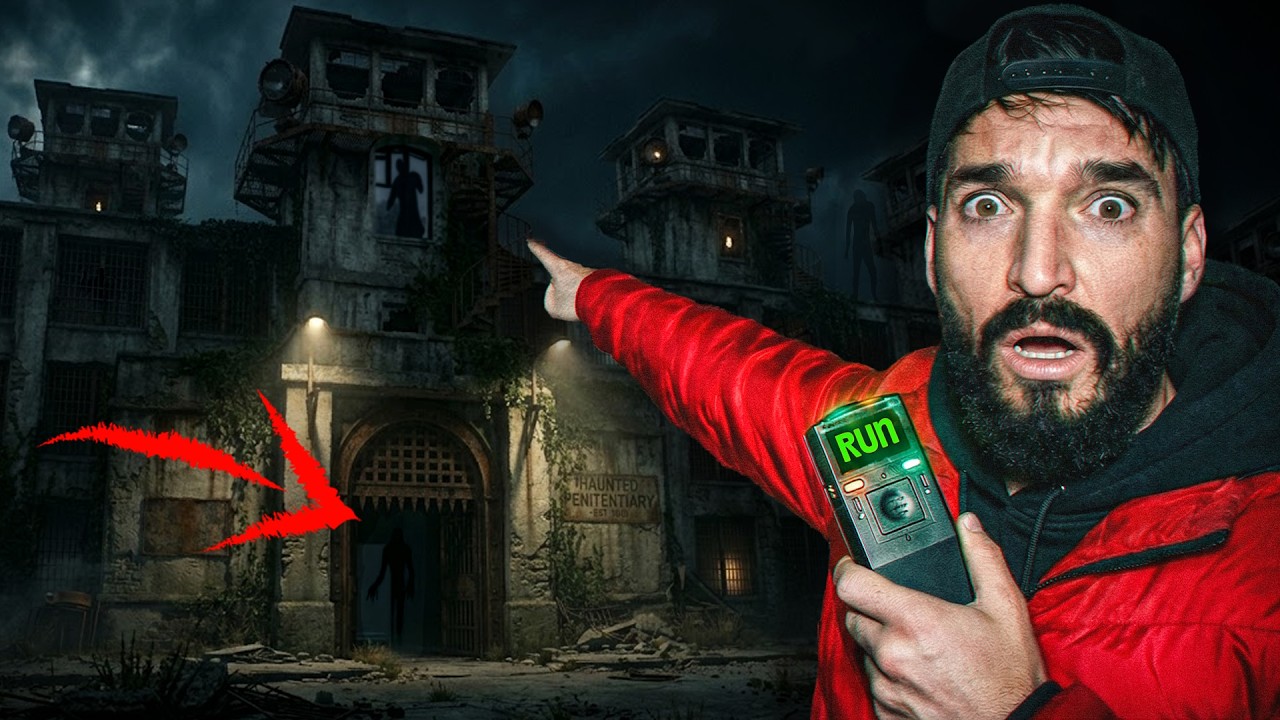 SURVIVING OVERNIGHT in HAUNTED PRISON *TERRIFYING VIDEO*